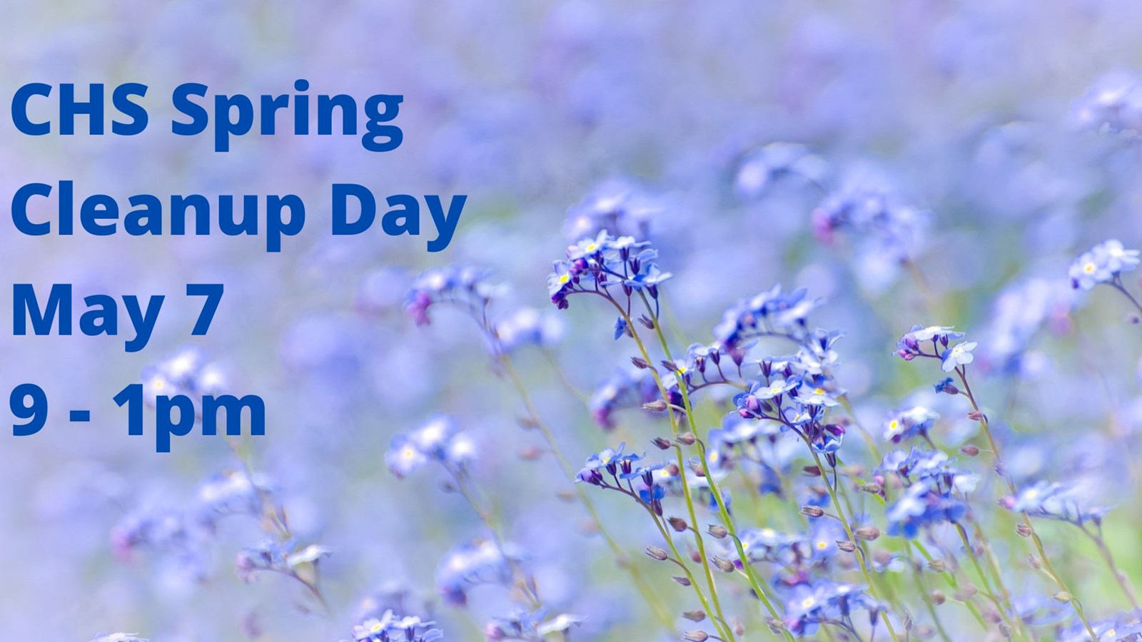Campus Spring Cleanup May 7