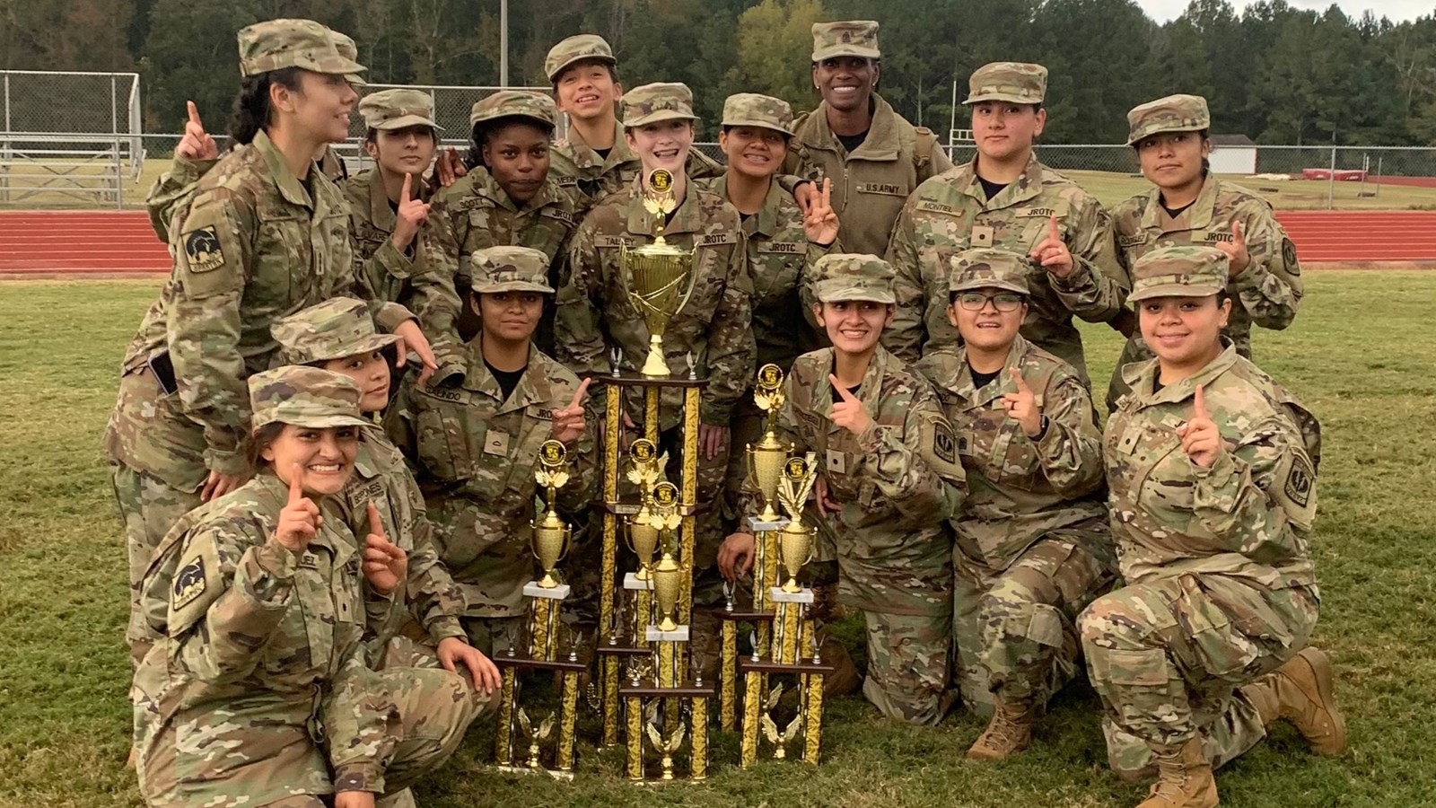 ROTC Female Raider Team wins State Championship