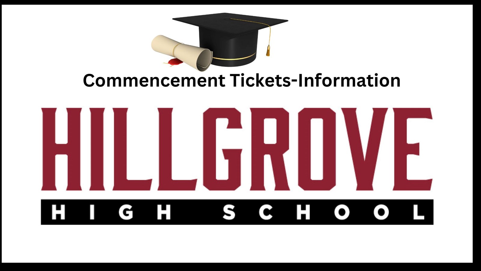 2023 Commencement Ticket Information and Request
